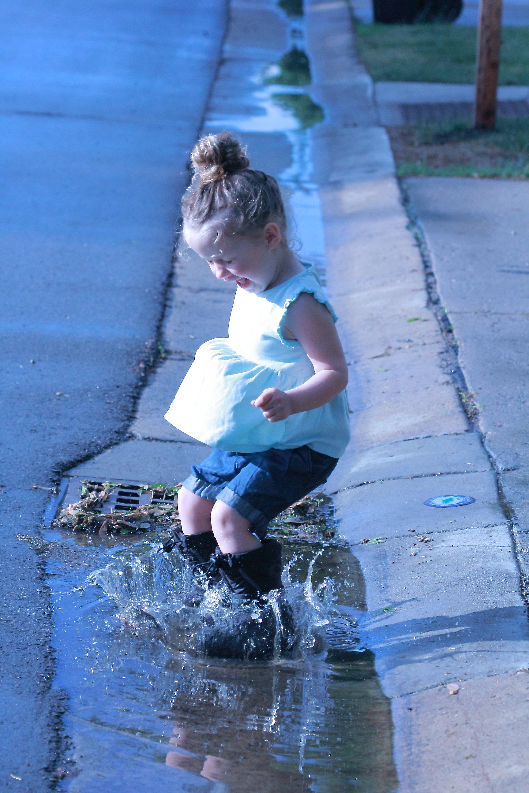 Slow down...be present...enjoy the rain and the meltdowns - Angel Evenson
